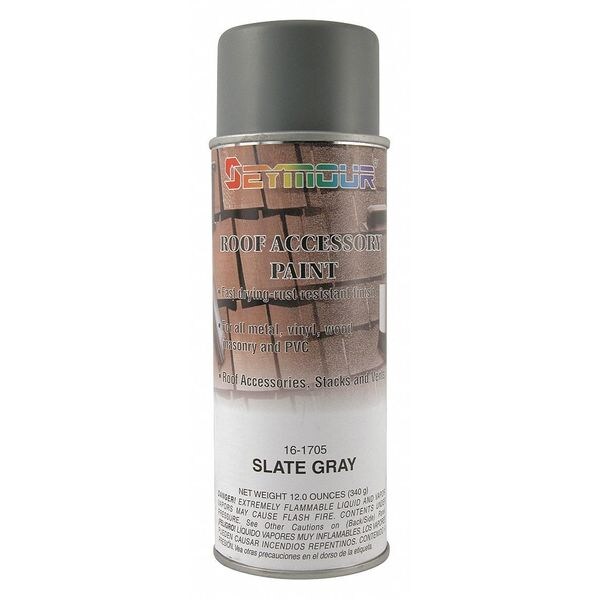 Seymour Of Sycamore Roof Paint, Slate Gray, 12oz. 16-1705 | Zoro