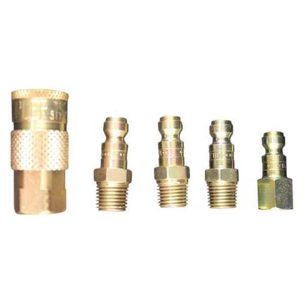 Milton T Style Coupler and Plug Kit, 5 Pcs S-215 | Zoro