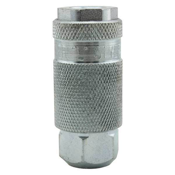 Milton L Style Coupler, 1/4" FNPT, PK10 S-790 | Zoro