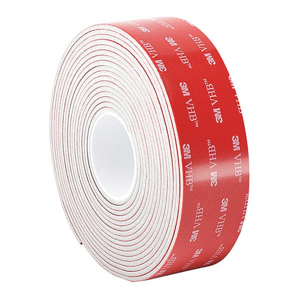 3M 3M 5962 VHB Tape 2" x 5yd, Black, 62 mil 5962 | Zoro