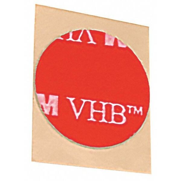 3M 3M 5962 VHB Tape 0.5" circle, Black, 62 mil, 5PK 5962 | Zoro