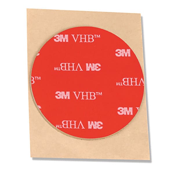 3M 3M 5962 VHB Tape 2" circle, Black, 62 mil, 5PK 5962 | Zoro