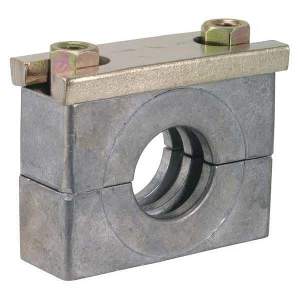 Foster Heavy Clamp, 2" Pipe, Stacking Aluminum H6038B-AL | Zoro