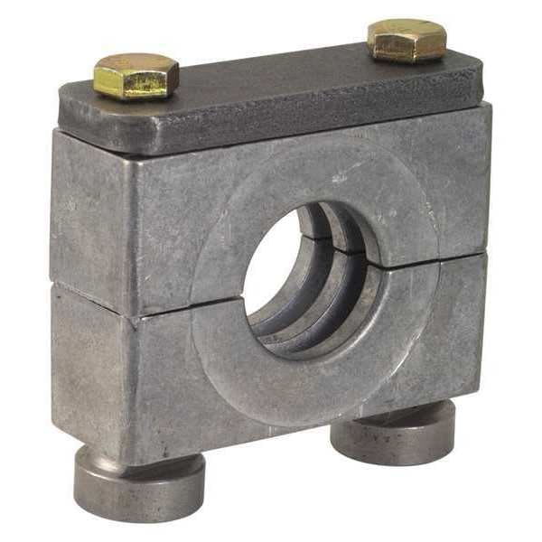 Foster Heavy Clamp, 1" Pipe, Rail Mount, Aluminum H5021R-AL | Zoro