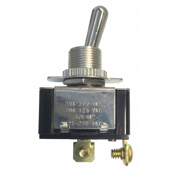 Gardner Bender Toggle Switch, SPST, On/Off, 3/4 hp @ 125 to 250V AC GSW ...