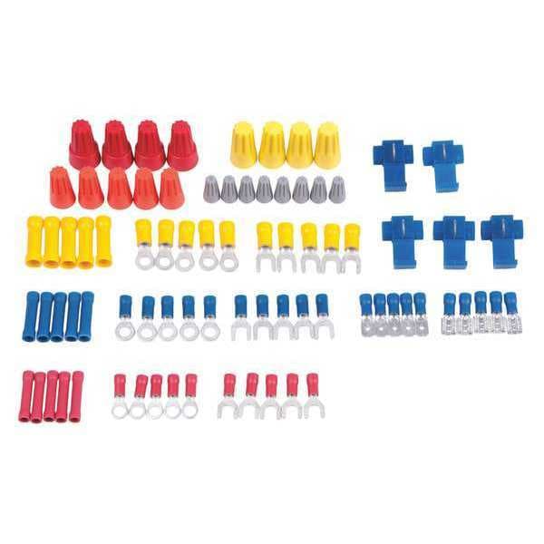 Gardner Bender Wire Terminal Kit, 10 AWG, 600 V, Assorted TK-100 | Zoro