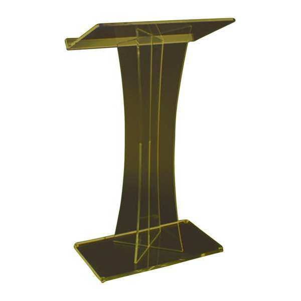 Amplivox Sound Systems Acrylic X Style Lectern, Smoked SN352020 | Zoro