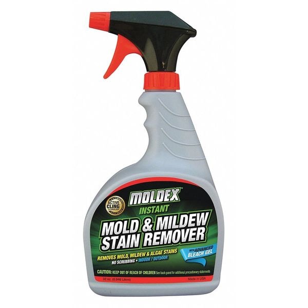 Moldex Liquid 32 oz. Mold and Mildew Stain Remover, Trigger Spray ...