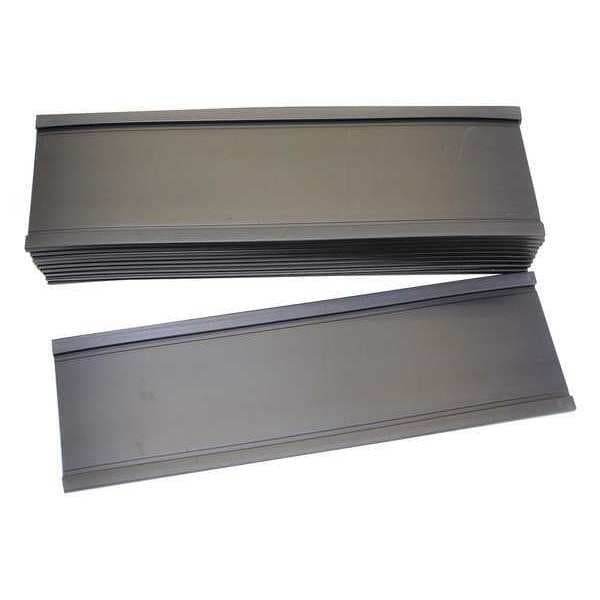 Magna Visual Magnetic Data Card Holders, 1-3/4x6", PK10 MCH-20-6-0P | Zoro