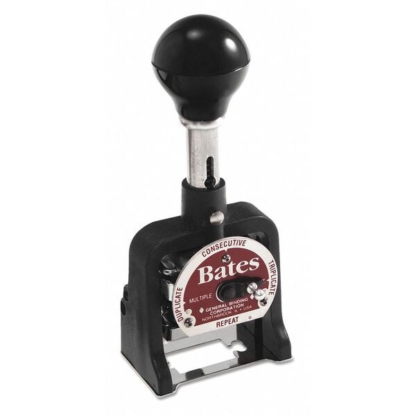 Bates Multi-Movement, Numbering Machine, 6 Wheel 9802060 | Zoro
