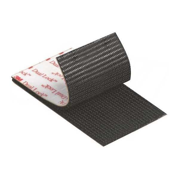 3M Dual Lock Fasteners, 2x150ft, Black, 150', 2" Wd, Black DK3M117 | Zoro