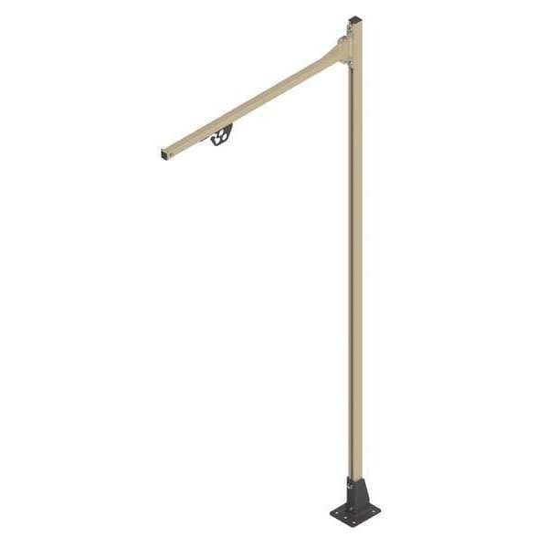 Gleason Reel Jib Kit, Floor, 3 ft. Swing x 7 ft. Rail W3S-030700 | Zoro