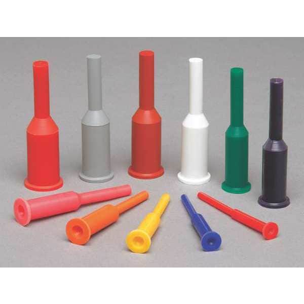 Tapecase 0.518" Pipe Dia., Silicone, Weld-Nut Pull Plugs WPP | Zoro