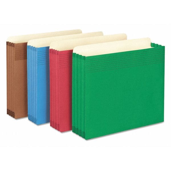 Smead Expandable Folder, Easy Grip, Assorted Colors, Pk4 73283 | Zoro