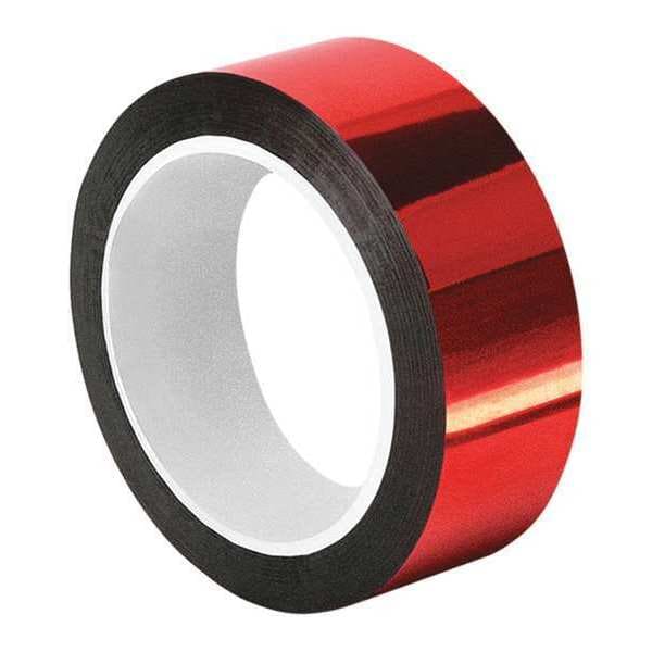 3M Polyester Film Tape, Red, 1"x72yd. 3M 850 1 X 72YD - RED | Zoro