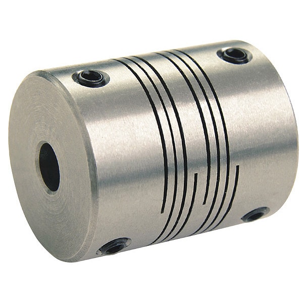 Ruland Motion Control Coupling, 4 Beam, 9x8mm, 303 SS, OD 30.0mm, L 30 ...