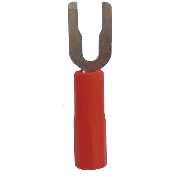 Test Products Intl Spade terminal red 124001R | Zoro