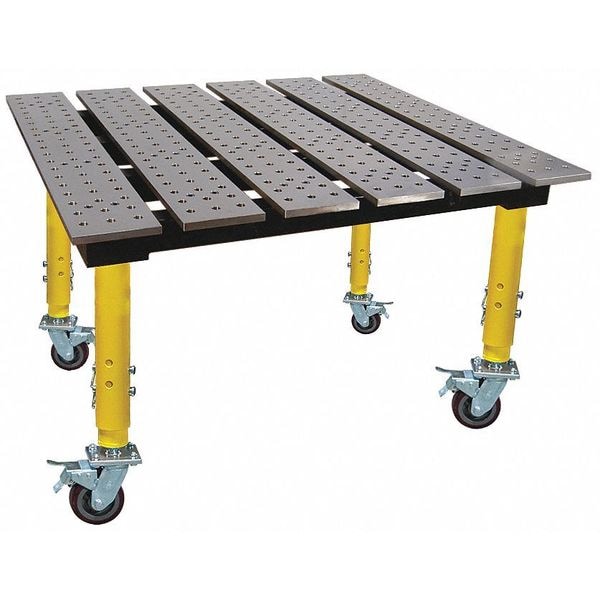 Buildpro Modular Welding Table, Adj. Legs, 4x3 ft. TMR54738 | Zoro