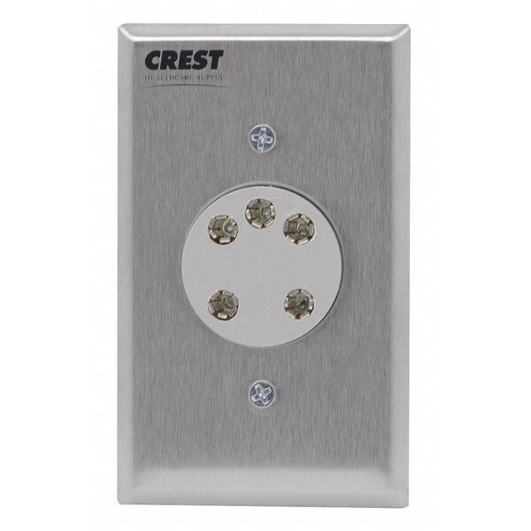 Crest Healthcare Receptacle Patient Station, 1-Gang 200 | Zoro