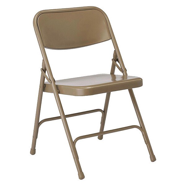 Kfi Folding Chair, Stl, 8000 Series, Beige, PK4 8000-BG | Zoro
