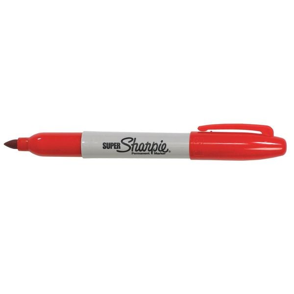 Sharpie Super Sharpie® Markers, Red, 12/Case MK305RD | Zoro