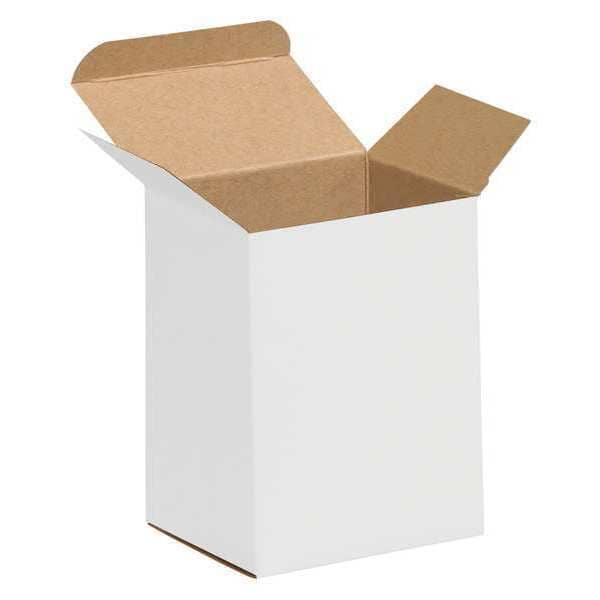 Partners Brand Reverse Tuck Folding Cartons, 3x2x5", White, 500PK, 12 ...