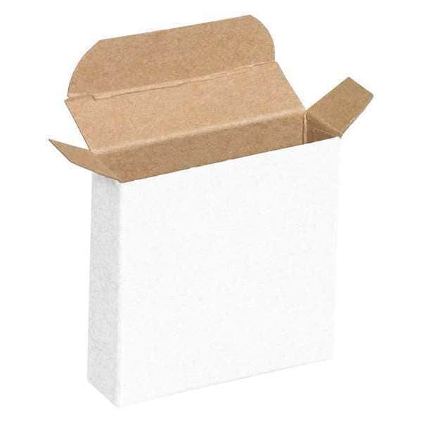 Partners Brand 6 in x 4 in x 6 in Reverse Tuck Folding Carton, White ...