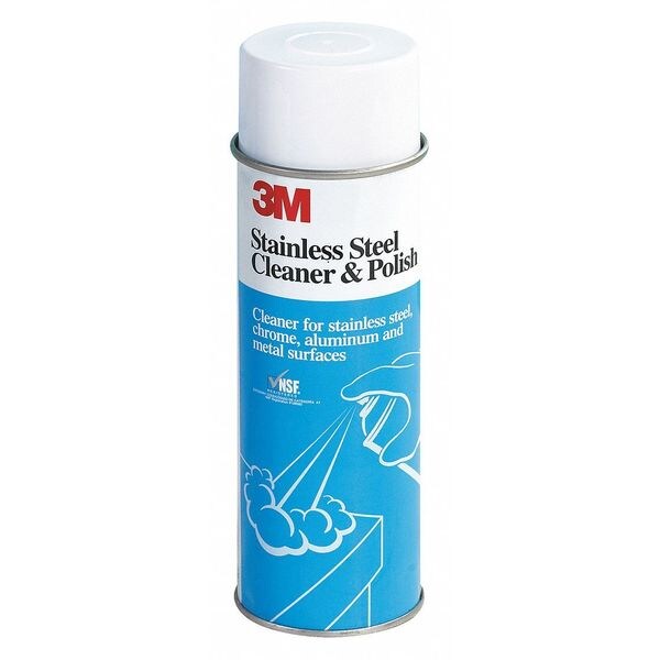 3M Cleaner for Stainless Steel, Polish, PK12 MROS3M101 | Zoro