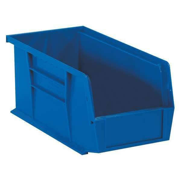 Partners Brand Hang & Stack Storage Bin, Blue, 6 PK BINP1889B | Zoro
