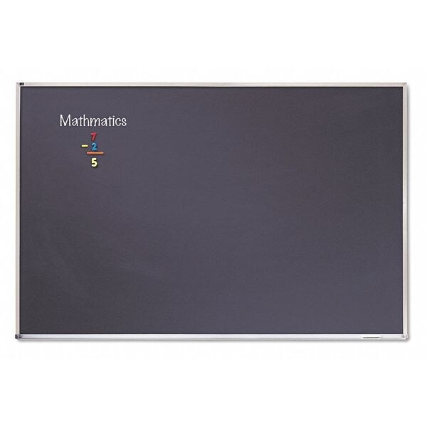 Quartet Chalkboard, 4"X8", Black PCA408B | Zoro