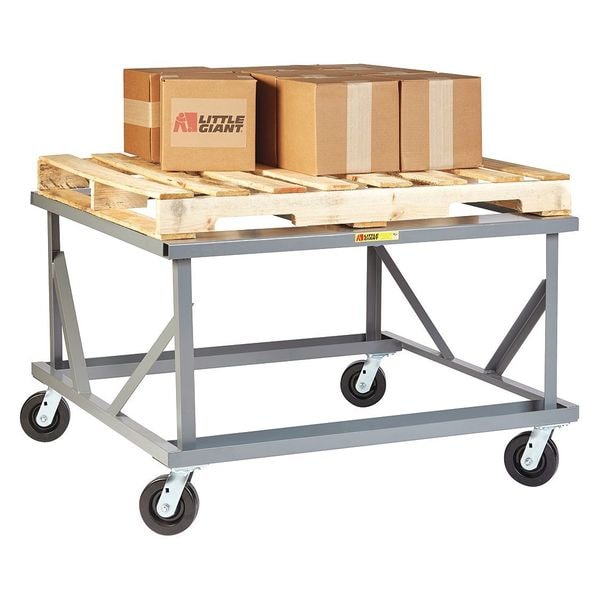 Little Giant Mobile Pallet Stand, 3600 lb., 42x48 PDF-4248-6PH | Zoro