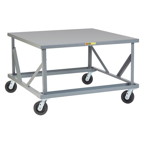Little Giant Mobile Pallet Stand, Solid Deck, 40x48 PDFS-4048-6PH | Zoro