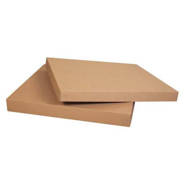 Box Usa Kraft Corrugated Cardboard Gaylord Lid, 48 in L, 5 PK ...