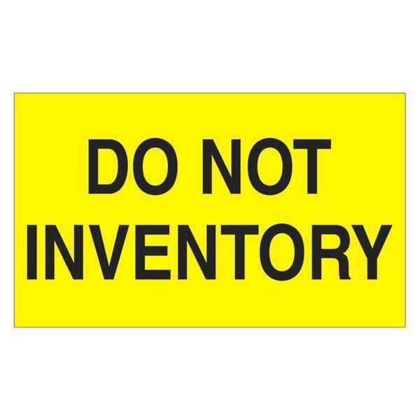 Tape Logic Tape Logic Labels, "Do Not Inventory", 3" x 5", Fluorescent ...