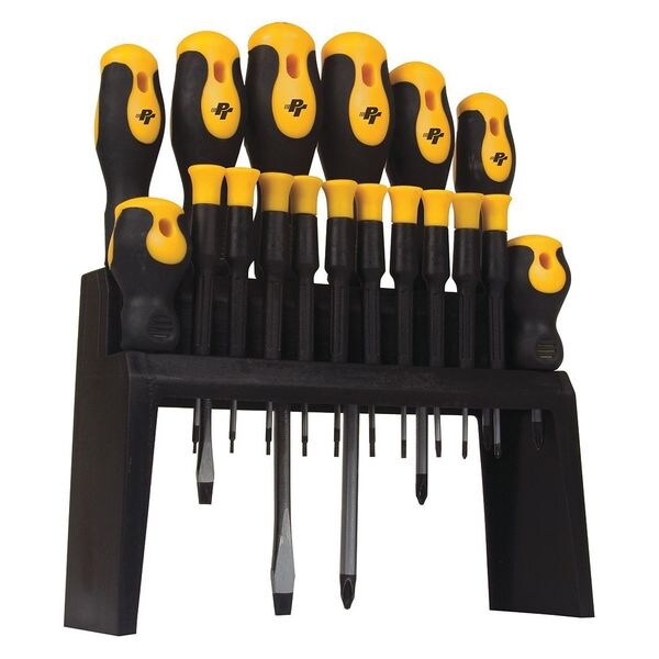 Performance Tool Screwdriver Set, 18 Pc W1710 | Zoro