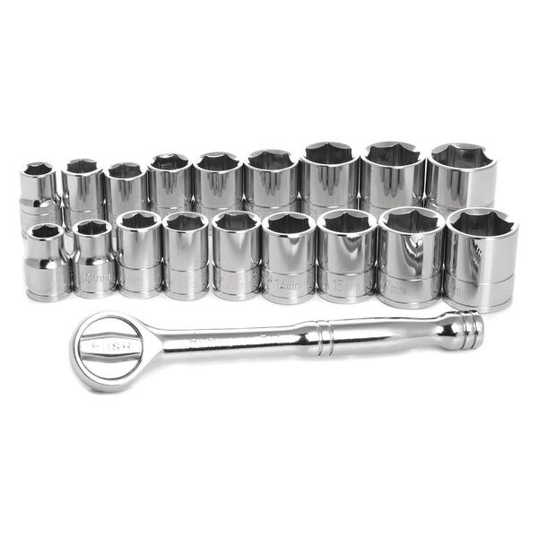 Performance Tool 1/4" Drive Socket Set, 21 pcs W38304 | Zoro