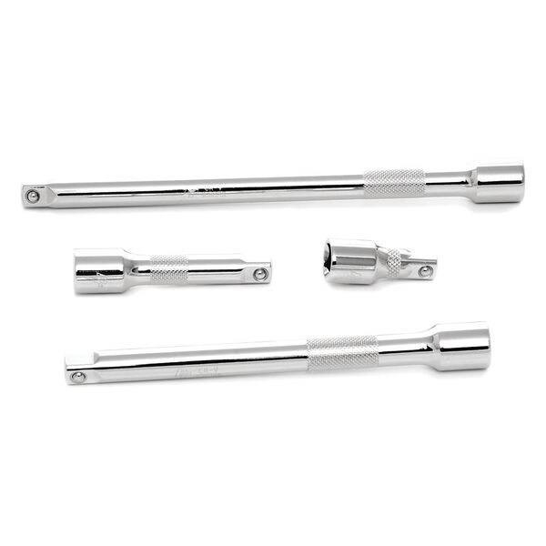PERFORMANCE TOOL Extension Set, 3/8", 4 Pieces, Nickel Chrome - W38152