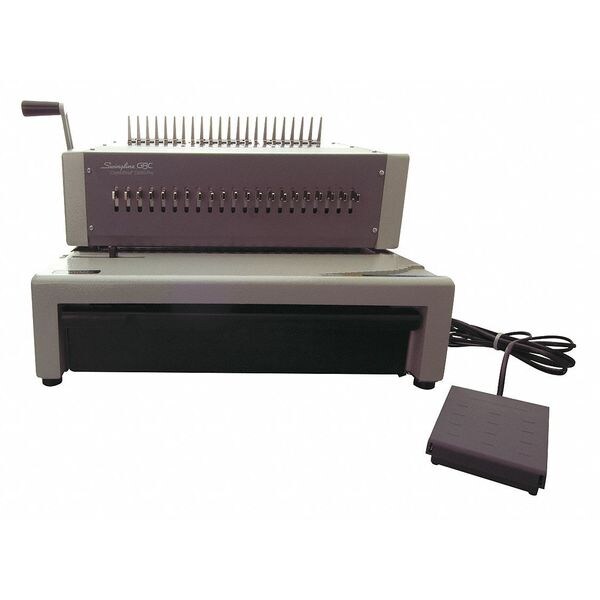 Swingline Gbc Comb Bind Binding System, 500 Sheet, Gray 27170 | Zoro