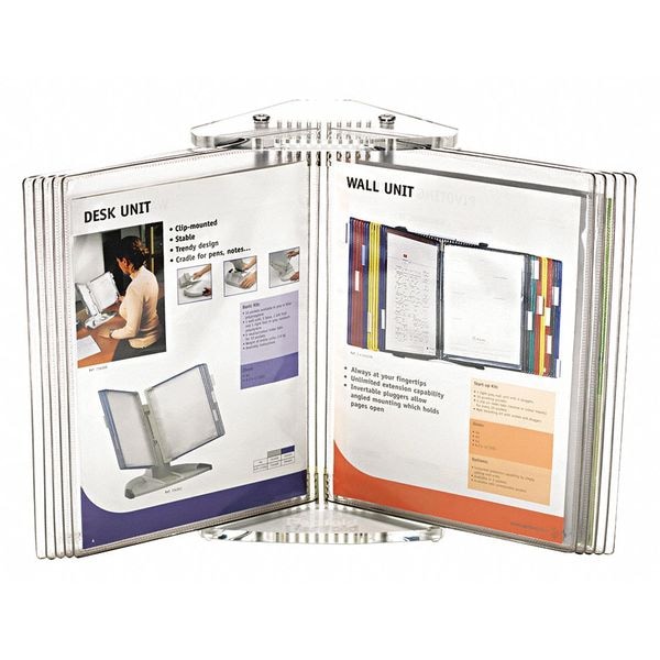 Tarifold Crystal Desk Reference System, 10 Pocket 672644550106 | Zoro