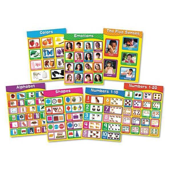 Carson Dellosa Chartlet Set, Early Learning 144131 | Zoro