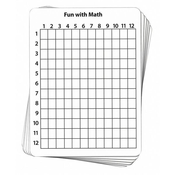 Creativity Street Math Whiteboard, 9x12", PK10 987610 | Zoro