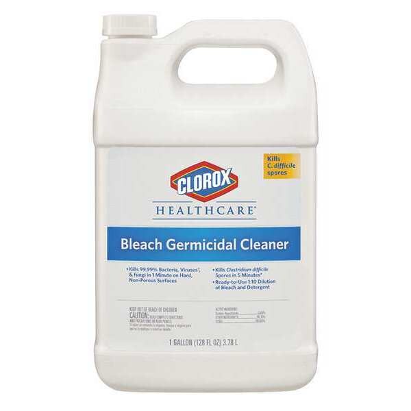 Clorox Hospital Cleaner, Bleach, 128 oz. Refill, Fruity Floral Bleach ...