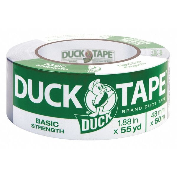 Duck Brand Duck Tape, Utility Grade, 1.88"x55 yd, Gray 1118393 | Zoro