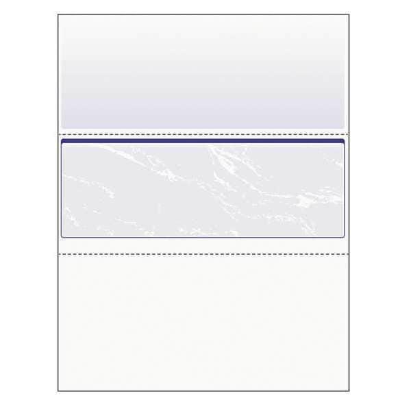 Docugard Security Paper Check, 24 lb., Blue, PK500 04509 | Zoro