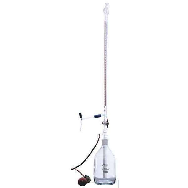 United Automatic Burette, Glass, Class A, 25 mL BRA215-25 | Zoro