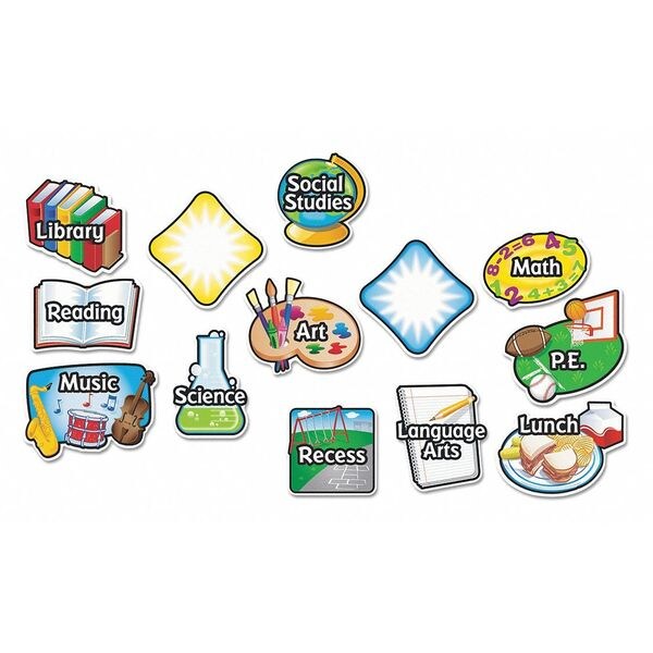 Learning Resources Magnetic Subject Labels, 4 x 6, 13/Set LER3226 | Zoro