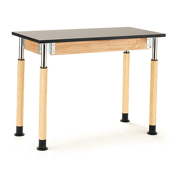 National Public Seating Rectangle Adjustable Table, 30" X 60" X 27 to ...