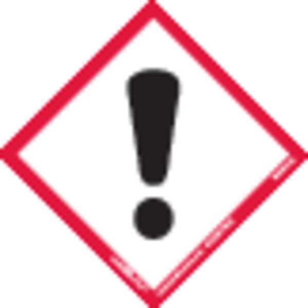 Labelmaster GHS Exclamation Mark Label, 101mm, Pk100 GHIS0102 | Zoro