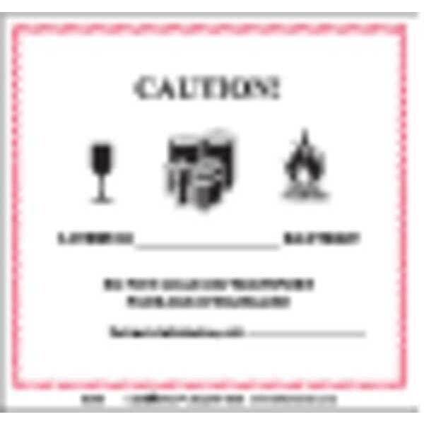 Labelmaster Lithium Battery Handling Labels, PK500 SL535 | Zoro