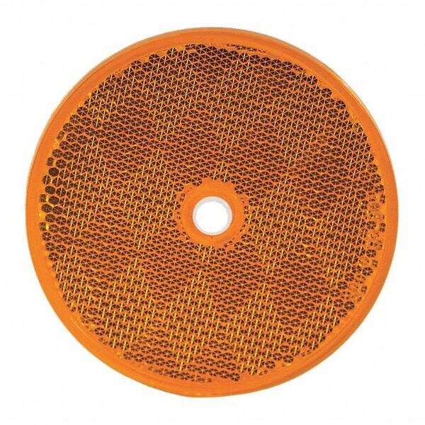 Buyers Products 3.1875 Inch Amber Round DOT Bolt-On Reflectors 5623317 ...